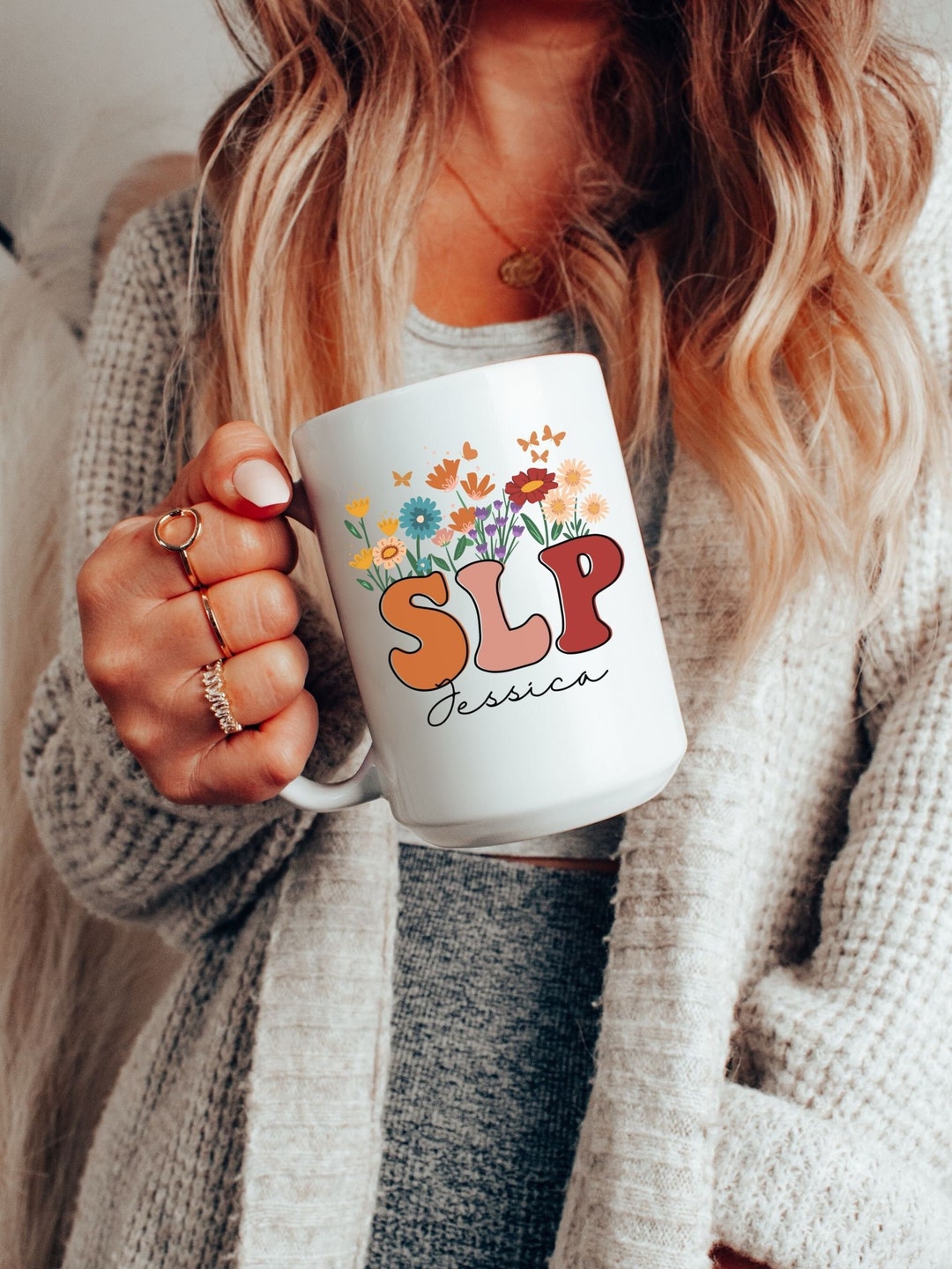 Personalized SLP Mug,custom SLP Gift,speech Therapy Mug,speech ...