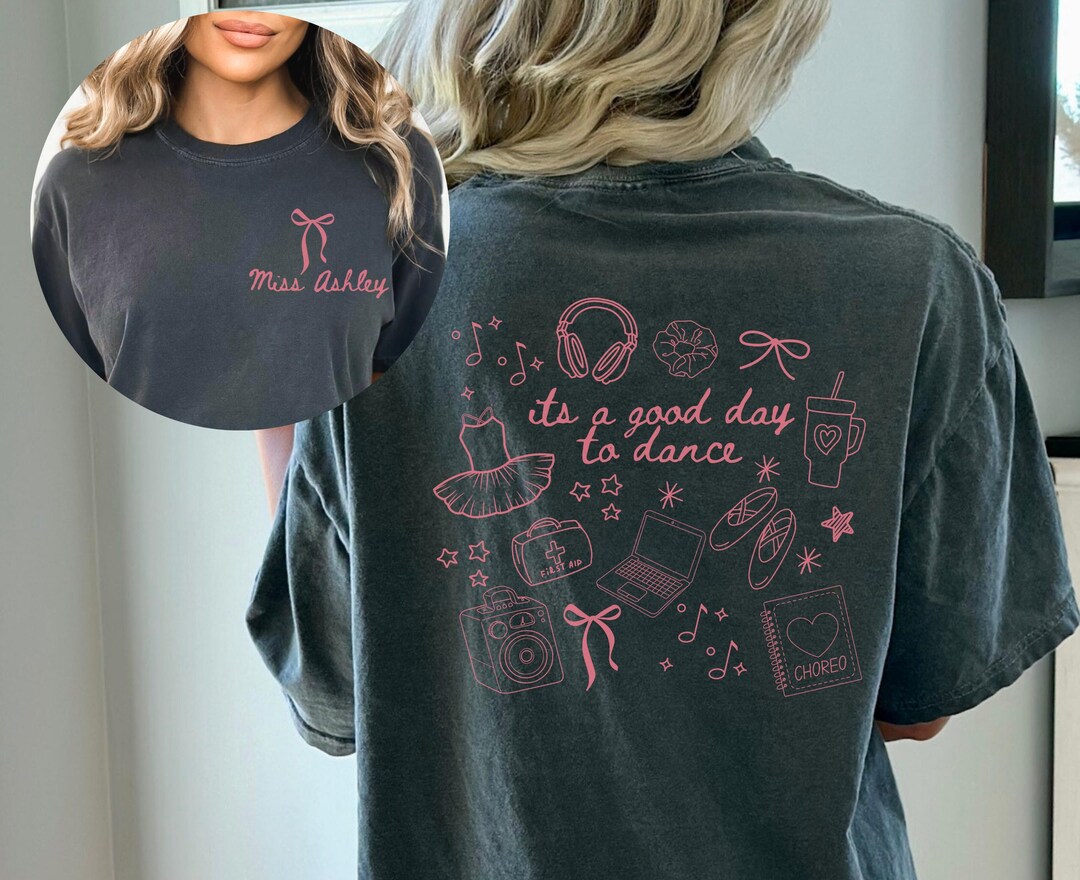 Personalized Dance Teacher Comfort Colors Shirt,custom Dance Teacher ...