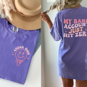 My Bank Account Just Hit Zero,hit Zero Shirt,cheer Mom Shirt,cheer ...