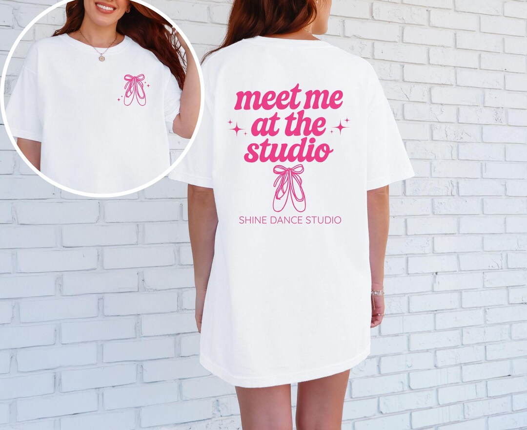 Personalized Dance Teacher Comfort Colors Shirt,custom Dance Studio Tee ...