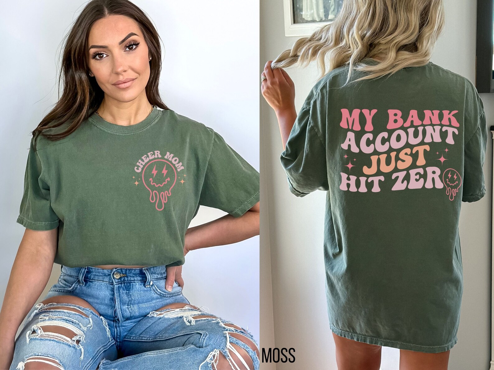 My Bank Account Just Hit Zero,hit Zero Shirt,cheer Mom Shirt,cheer ...