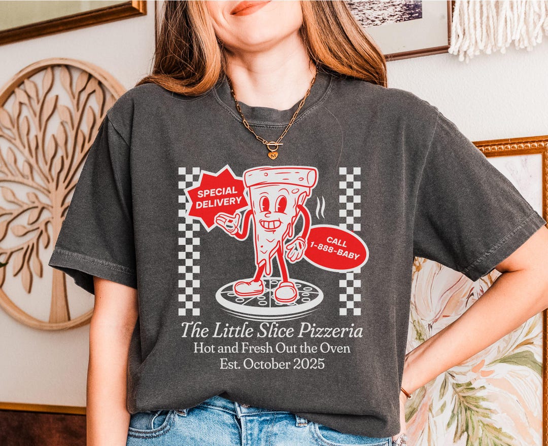 Personalized Pizza Pregnancy Announcement Shirt,prego Announcement ...