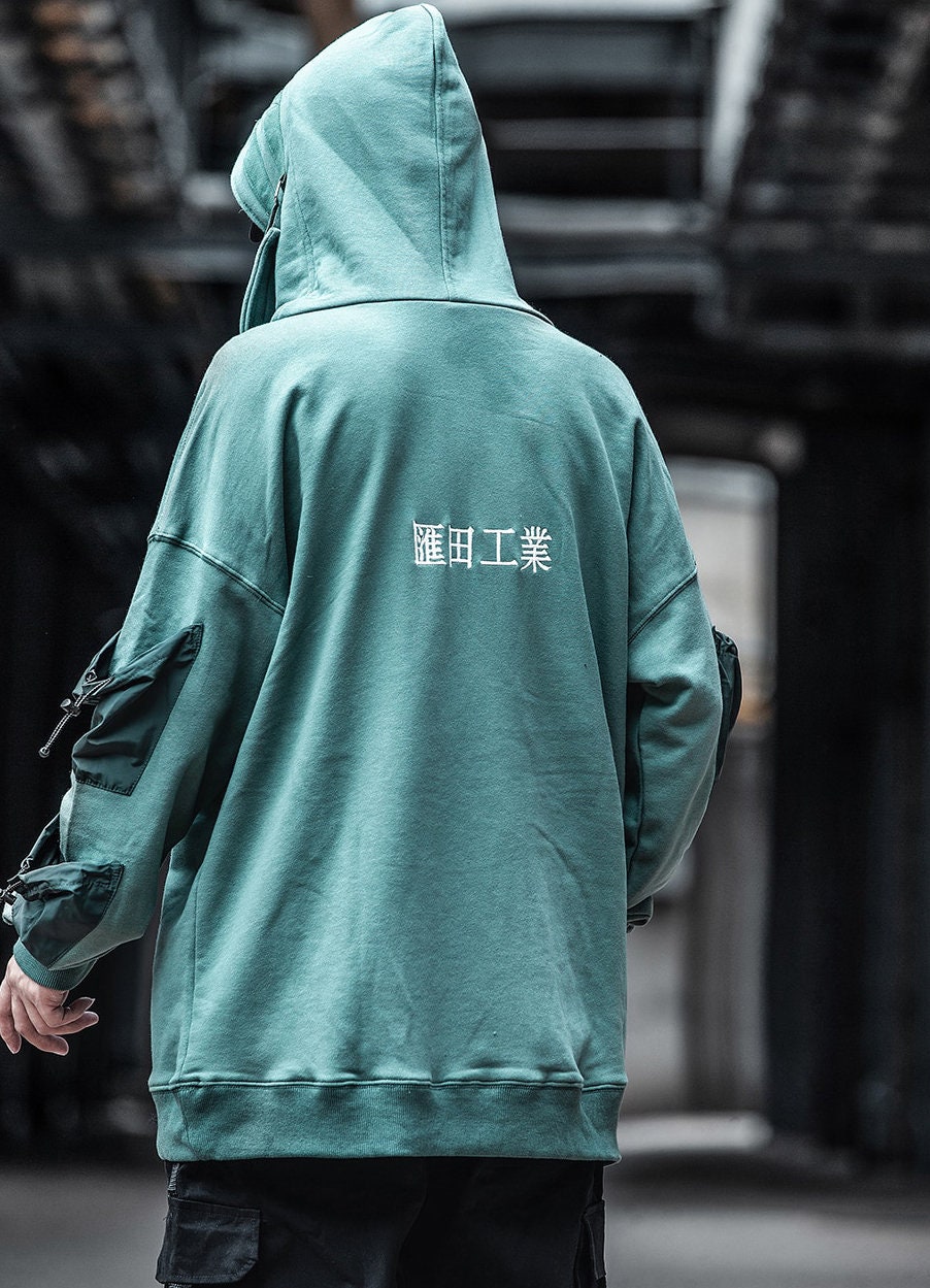Cyberpunk Techwear Hoodie for Mentechwear Harajuku Hooded - Etsy