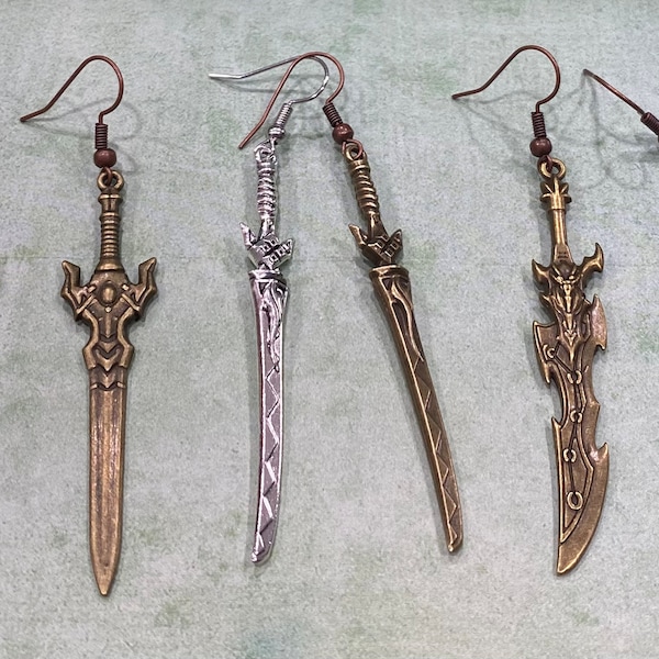 Weapon Earrings - Etsy