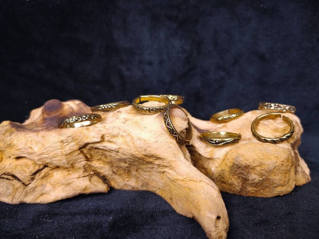 Boho Toe Ring. Adjustable Brass Foot Ring. - Etsy