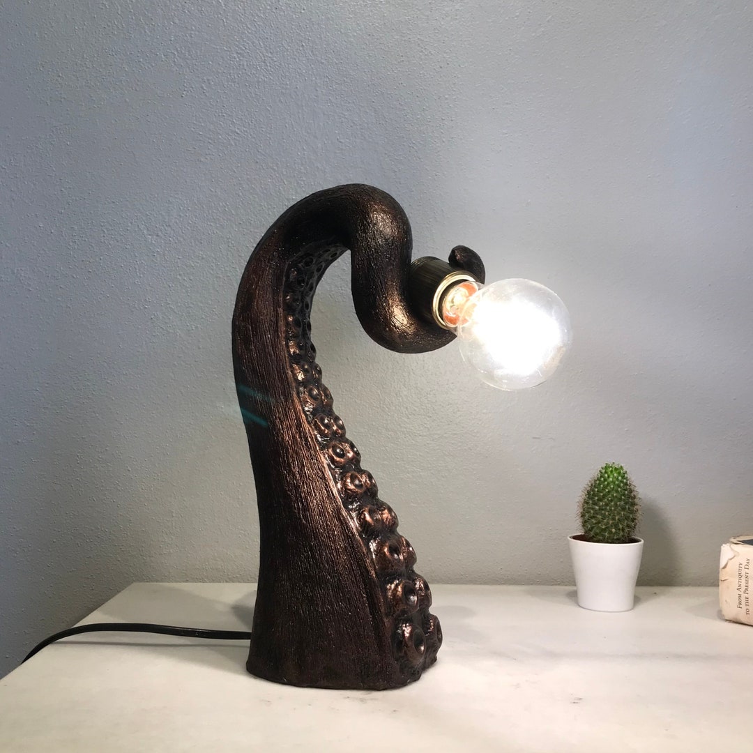 Octopus Statue Octopus Lamp Handmade Lamp Octopus - Etsy
