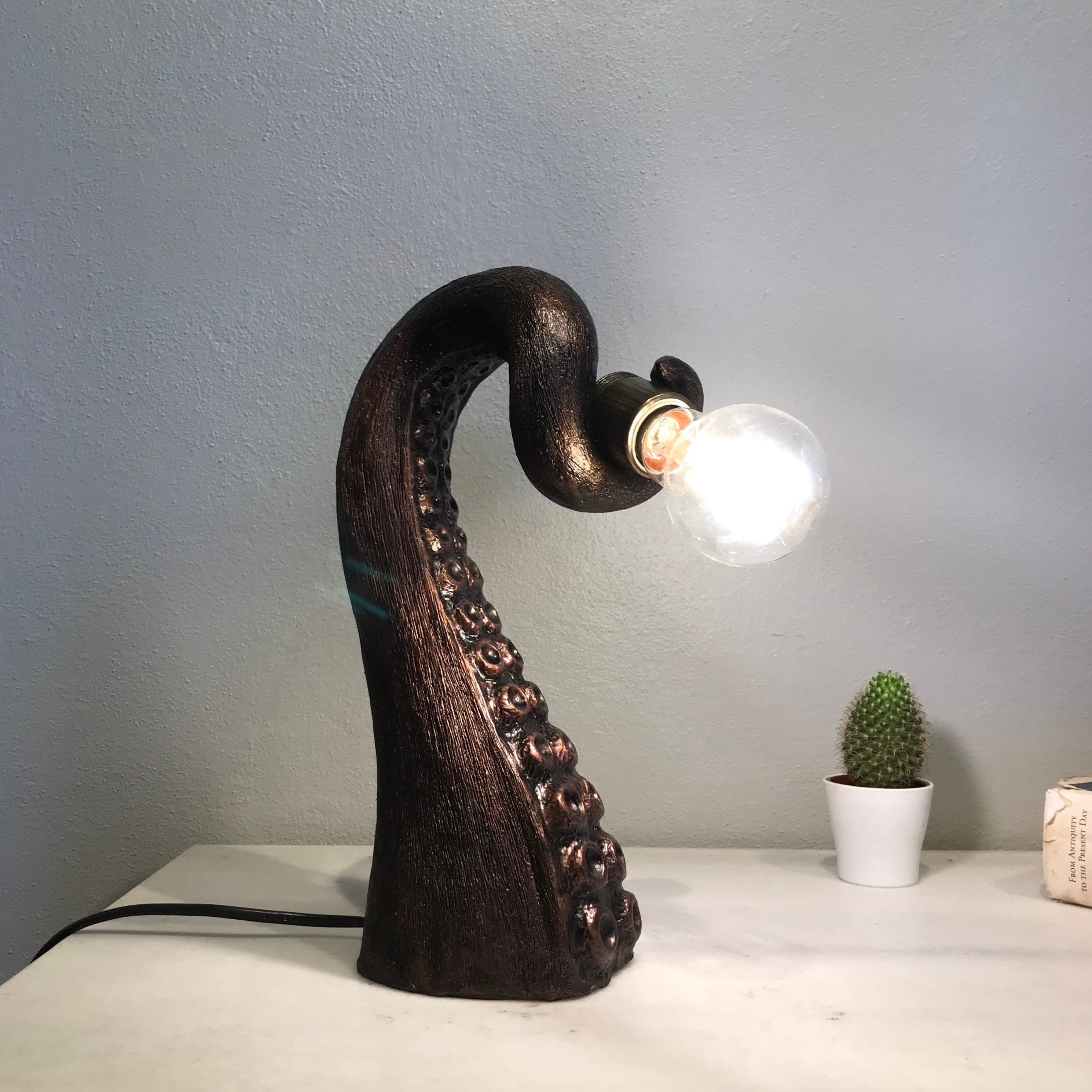 Octopus Statue Octopus Lamp Handmade Lamp Octopus - Etsy