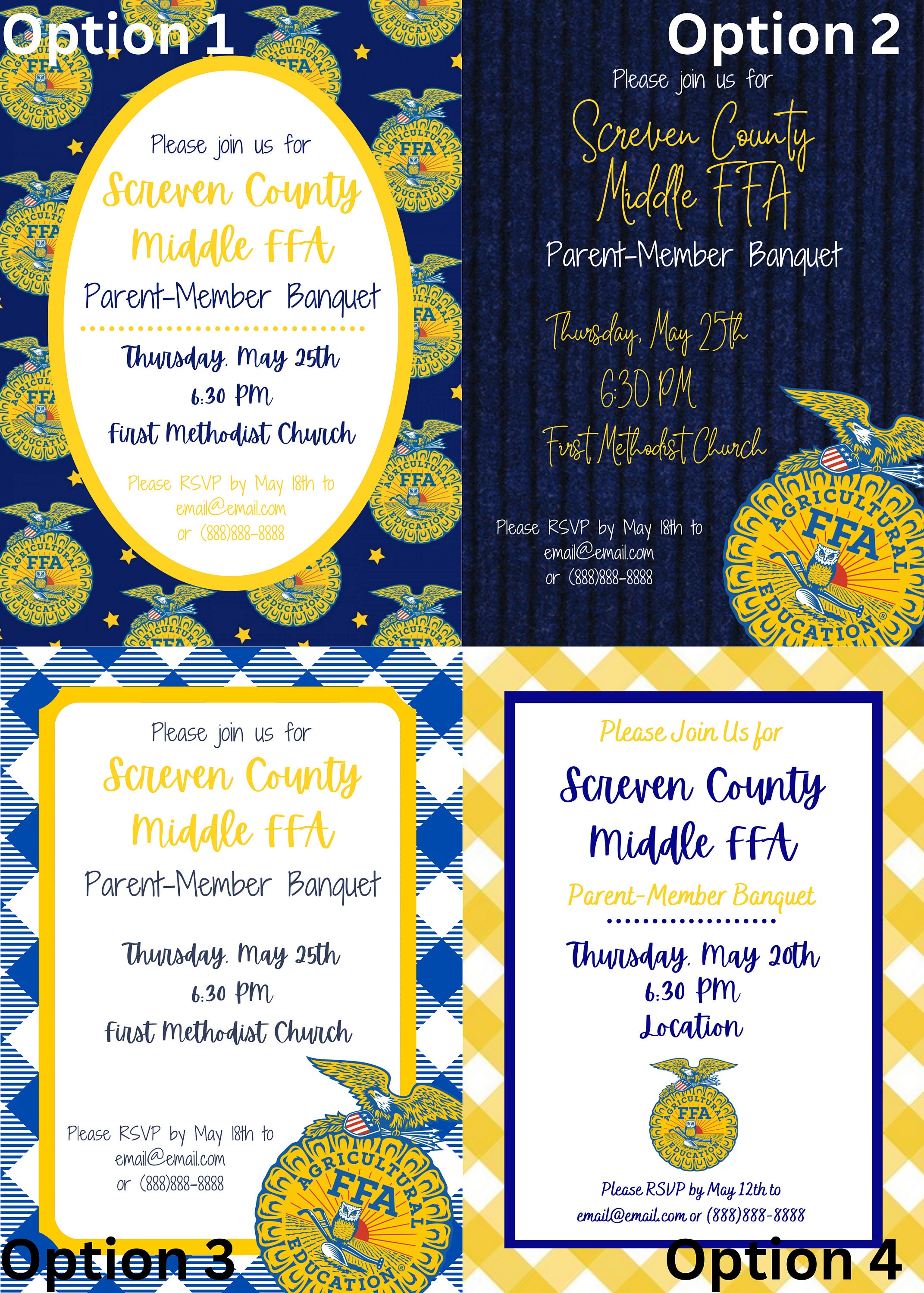 FFA Banquet Invitation - Etsy