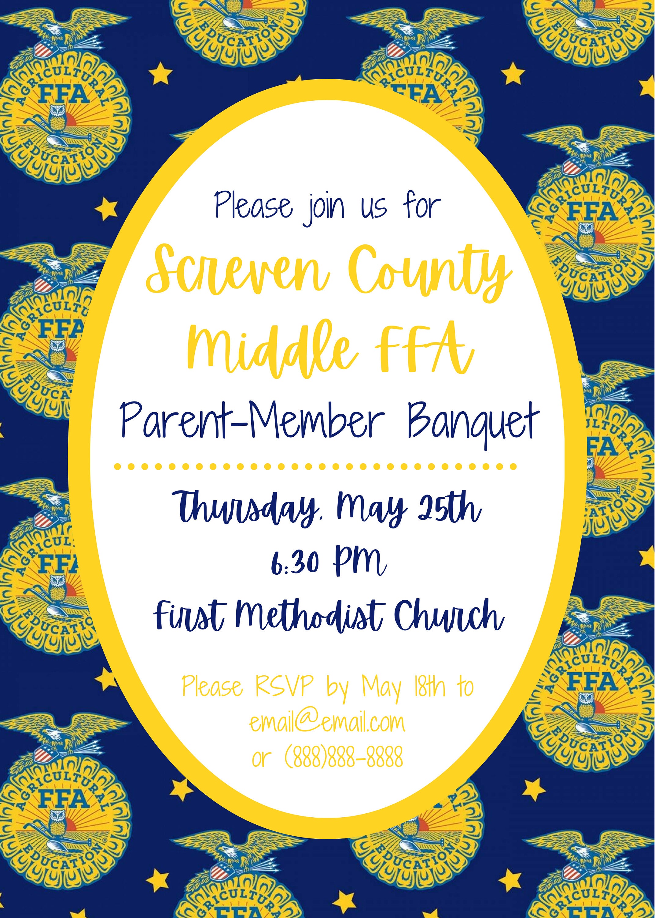 FFA Banquet Invitation - Etsy