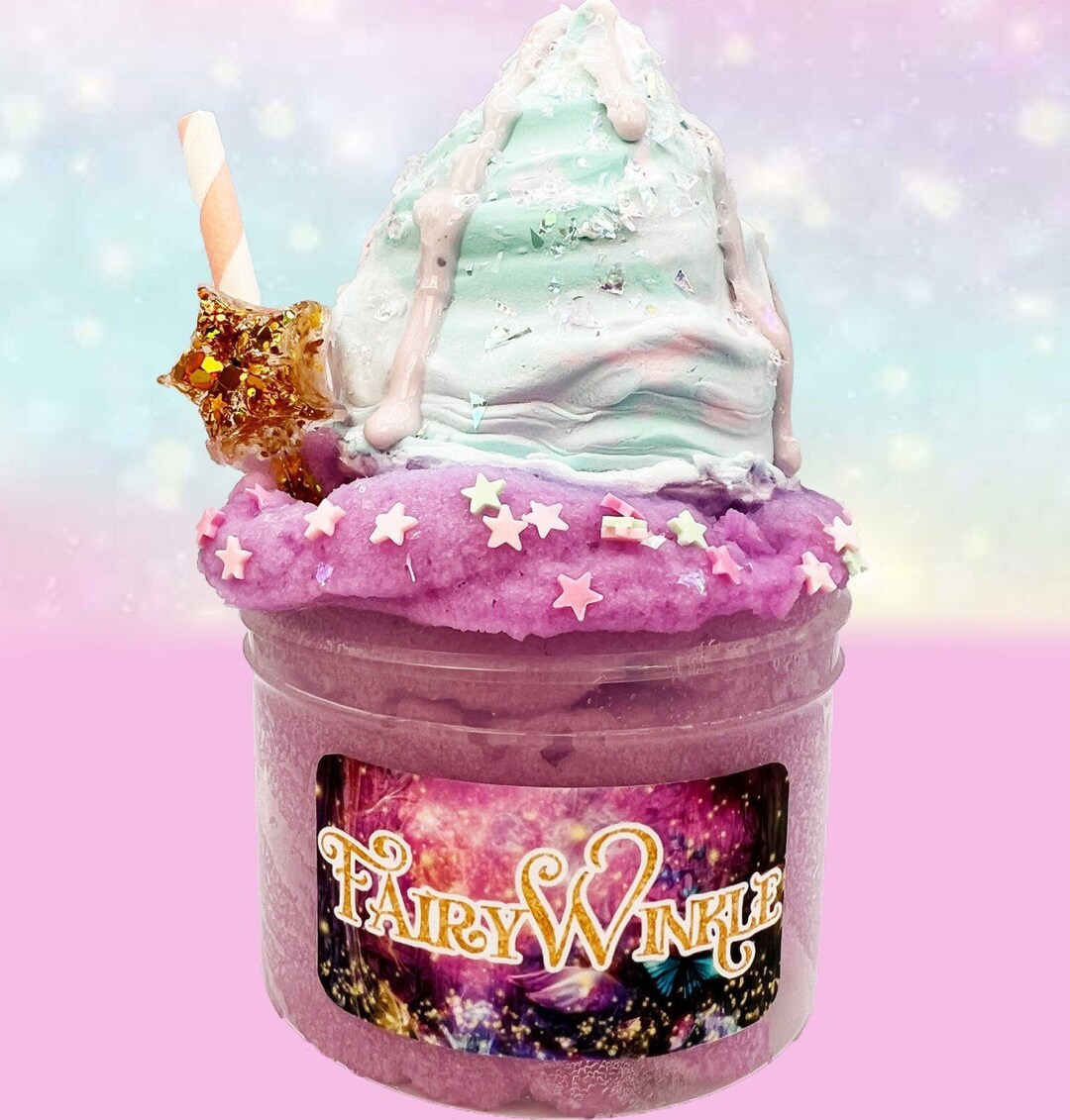 Fairywinkle Slime Kit: Peach Gummy Scent, Wand Charm - Etsy