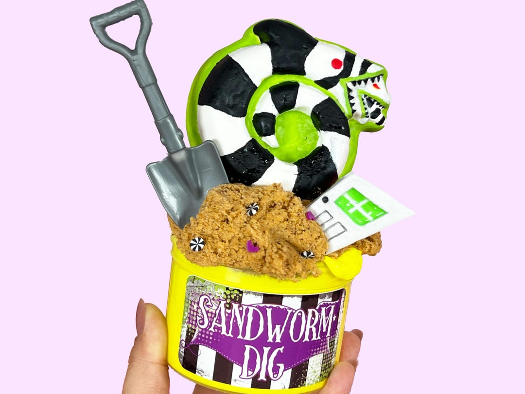Sandworm Dig Beetlejuice Sand Slime - Etsy