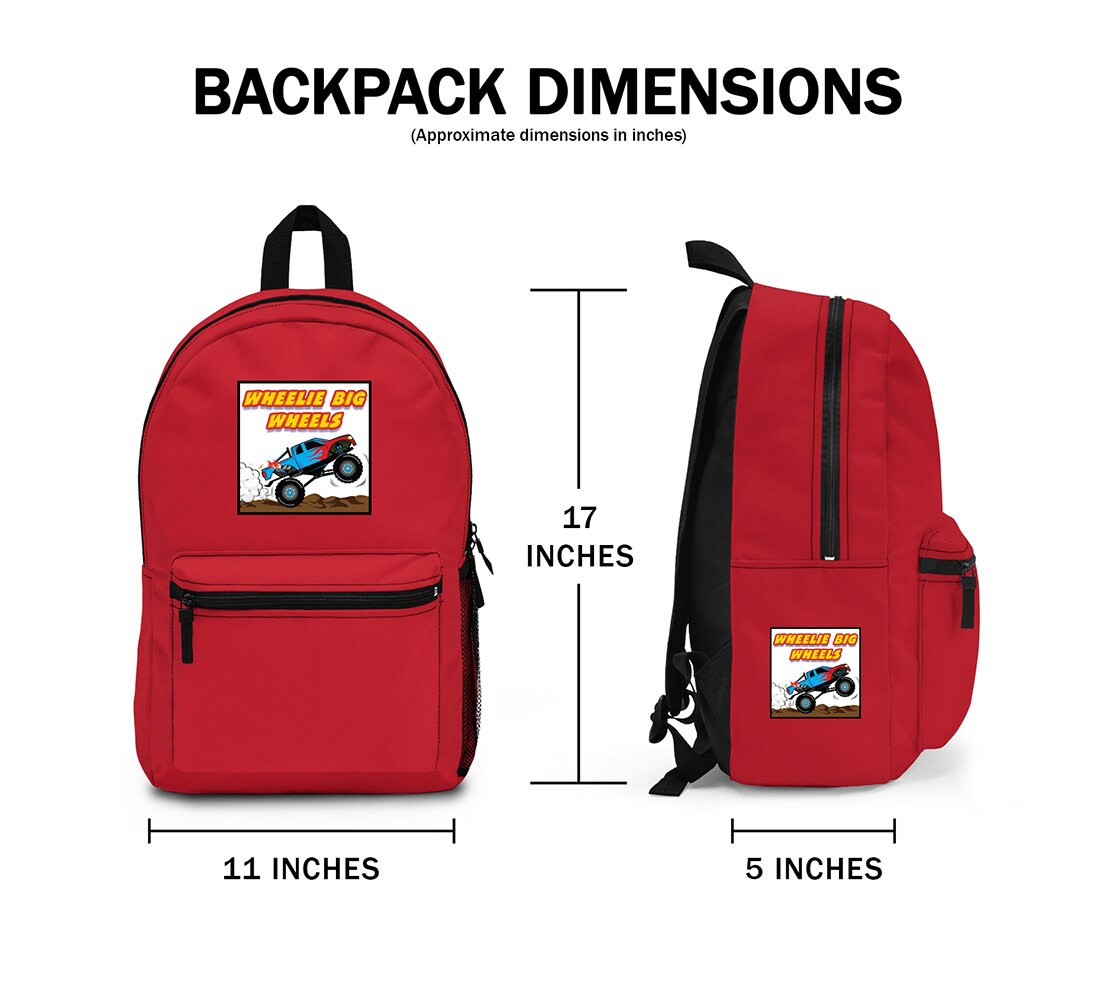 Race Car Book Bag, Backpack Boys Personalize, Toddler Backpack, School ...