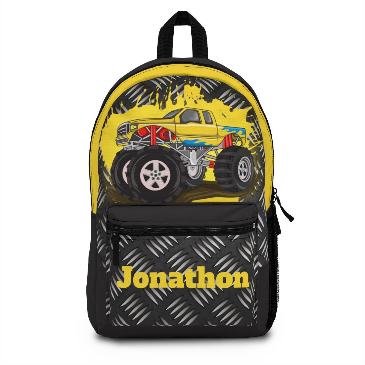 Monster Truck Backpack, Back Pack for Kids, Backpack Boys Personalize ...