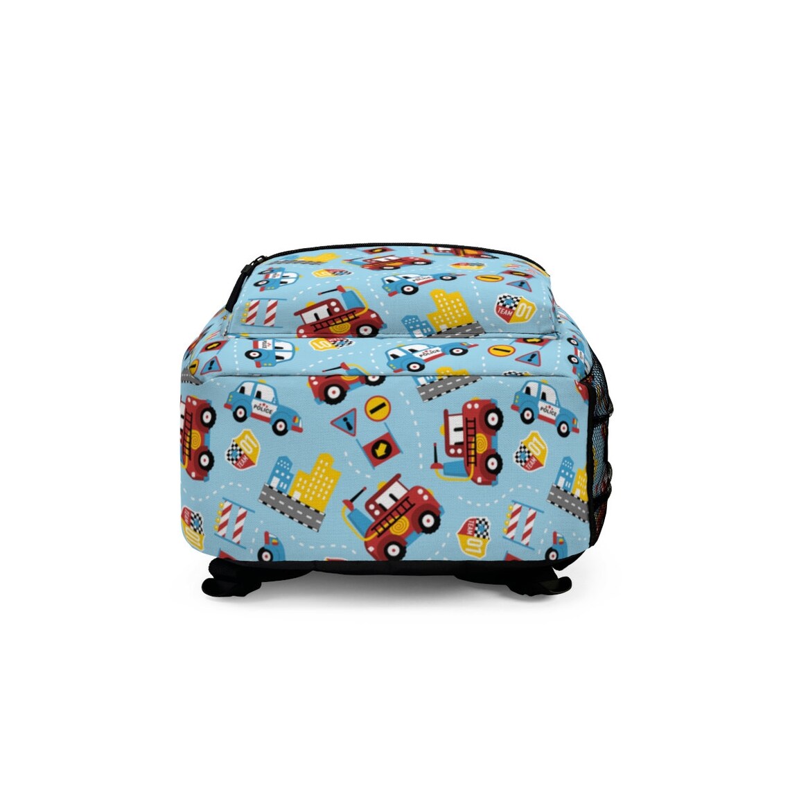 Fire Truck Backpack for Boys, Personalize Name Back Pack for Boy ...