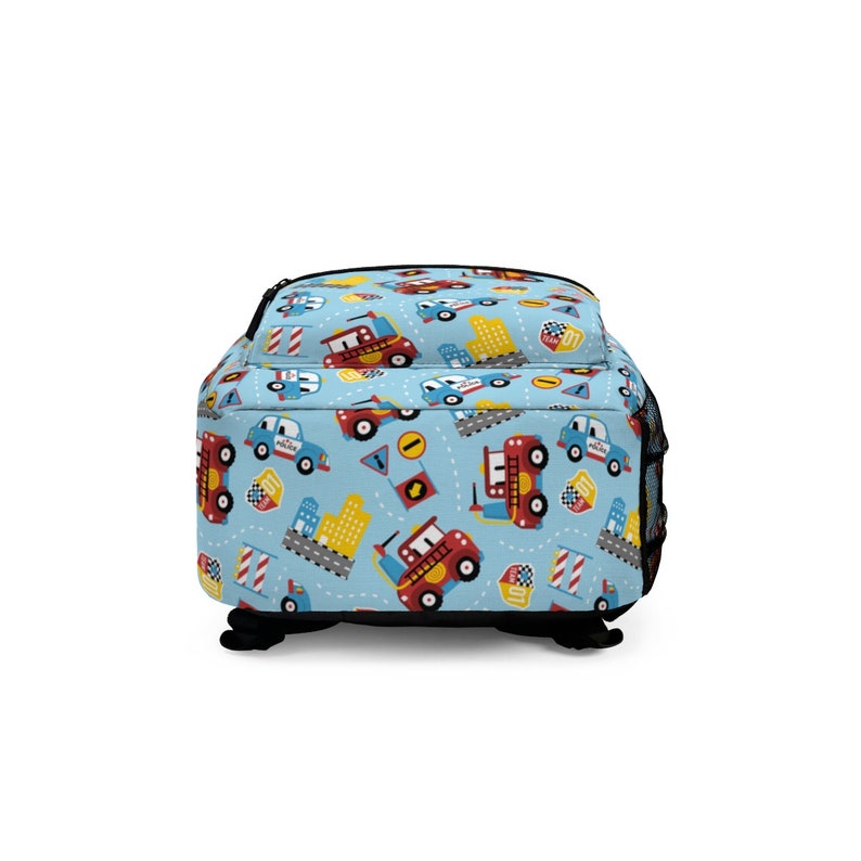 Fire Truck Backpack for Boys, Personalize Name Back Pack for Boy ...