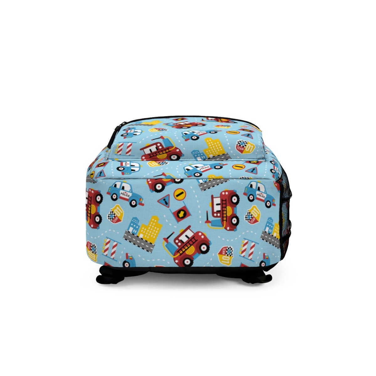 Fire Truck Backpack for Boys, Personalize Name Back Pack for Boy ...