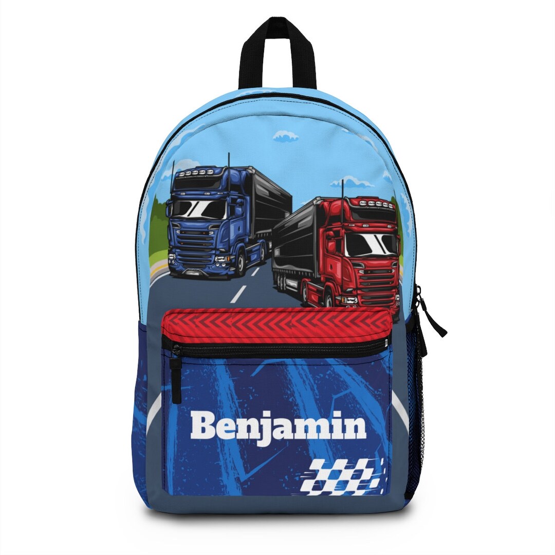 Semi Truck Backpack, Trucker Back Pack for Kids, Backpack Boys ...