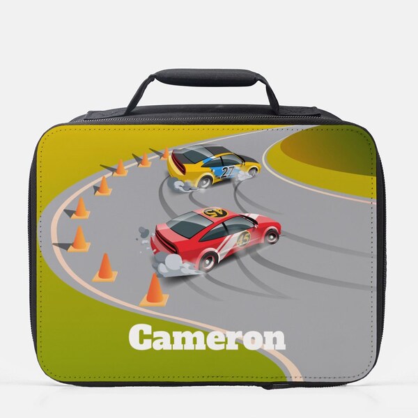 Race Car Lunch Box - Etsy