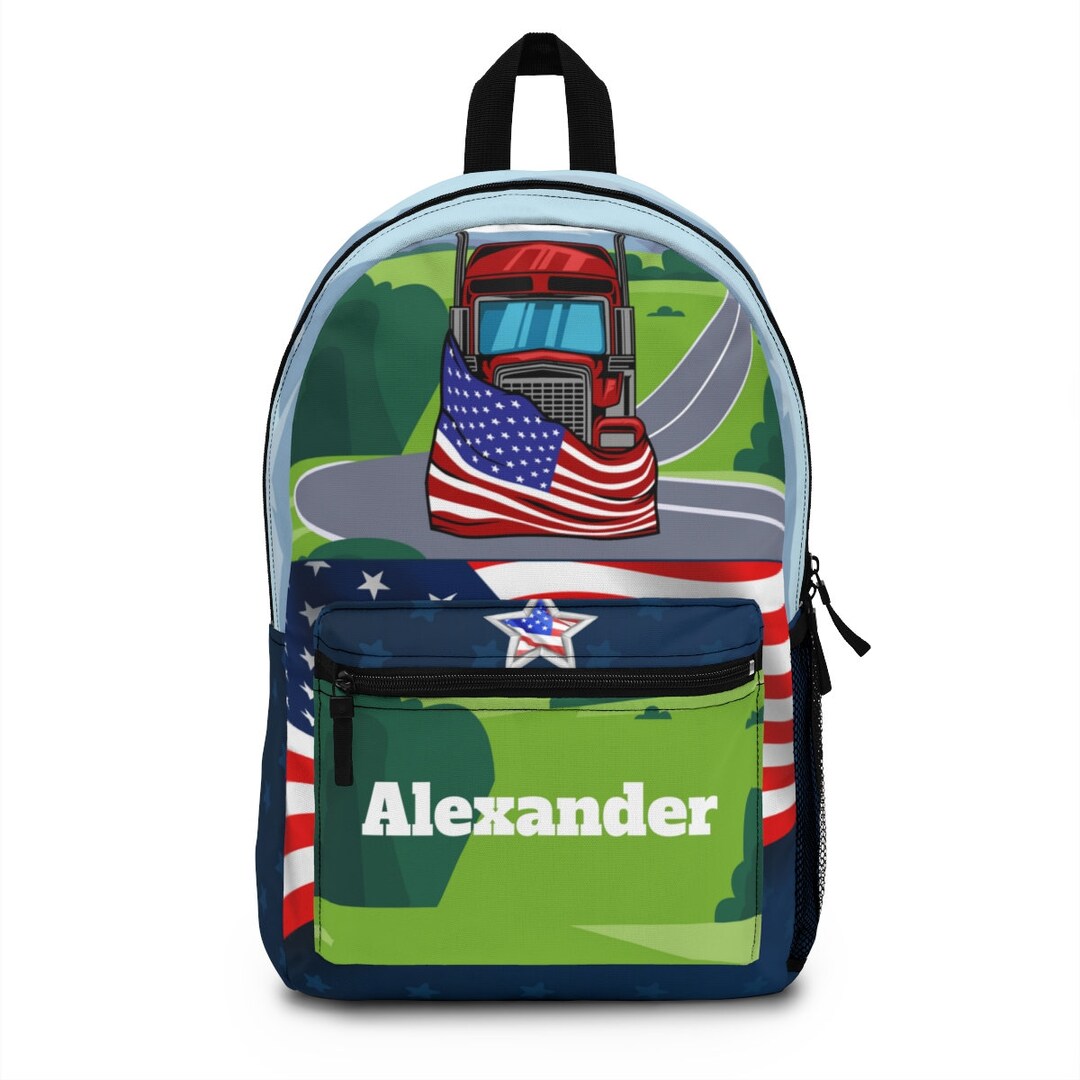 Semi Truck Backpack, Trucker Back Pack for Kids, Backpack Boys ...