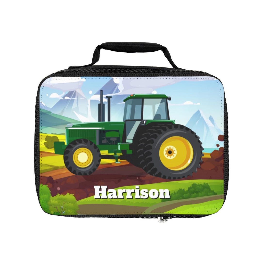 Tractor Lunch Box for Kids, Lunch Bag Toddler Boy, Name Boy Lunch Box ...