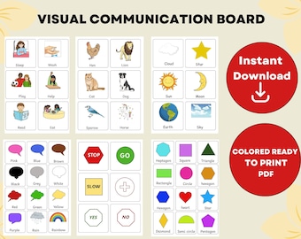 Communication Cards for Seniors, Printable Pecs Communication Cards ...