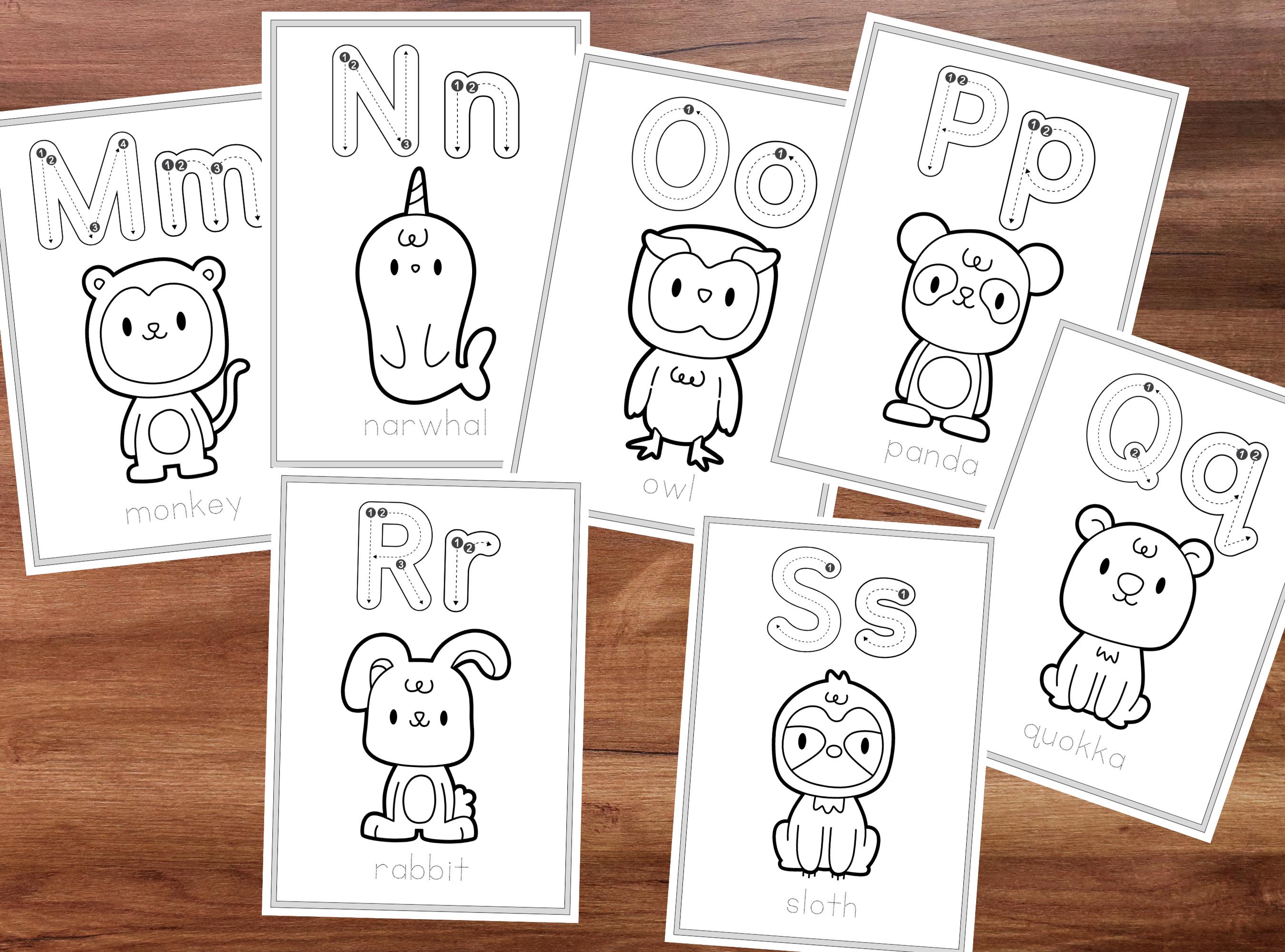 37 Farm Animals Coloring Pages for Kids / Printable Coloring Book ...