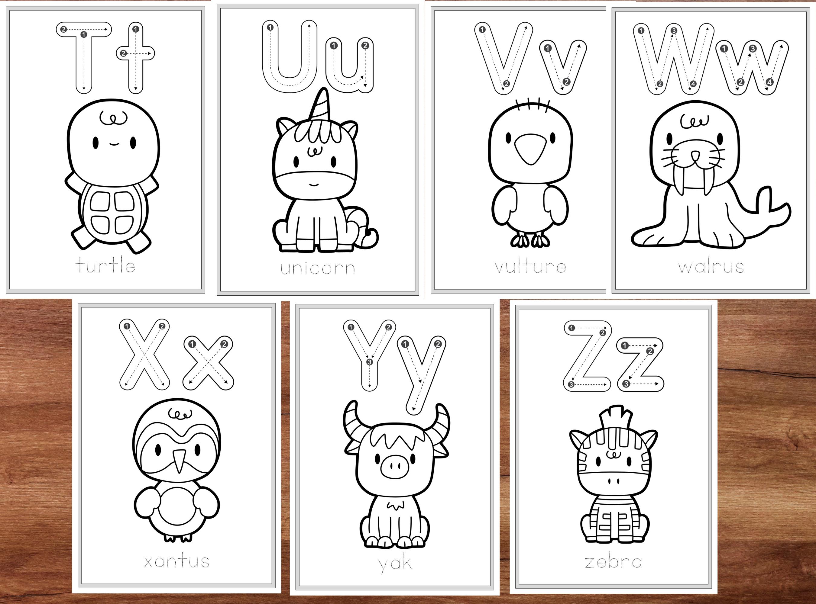 37 Farm Animals Coloring Pages for Kids / Printable Coloring Book ...