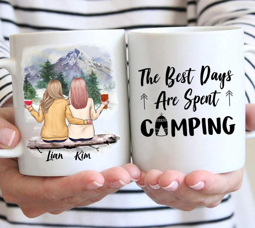 Best Friends up to 5 Girls Camping Buddies Camping is - Etsy