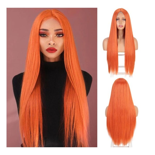Orange Wig - Etsy