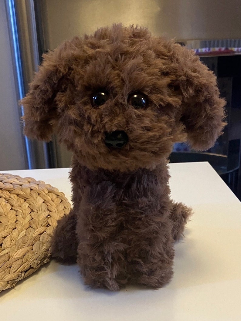 Knitted Cockapoo Teddy - Brown - Etsy