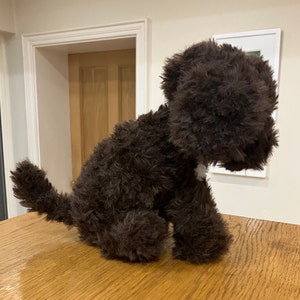 Knitted Cockapoo Teddy - Brown - Etsy