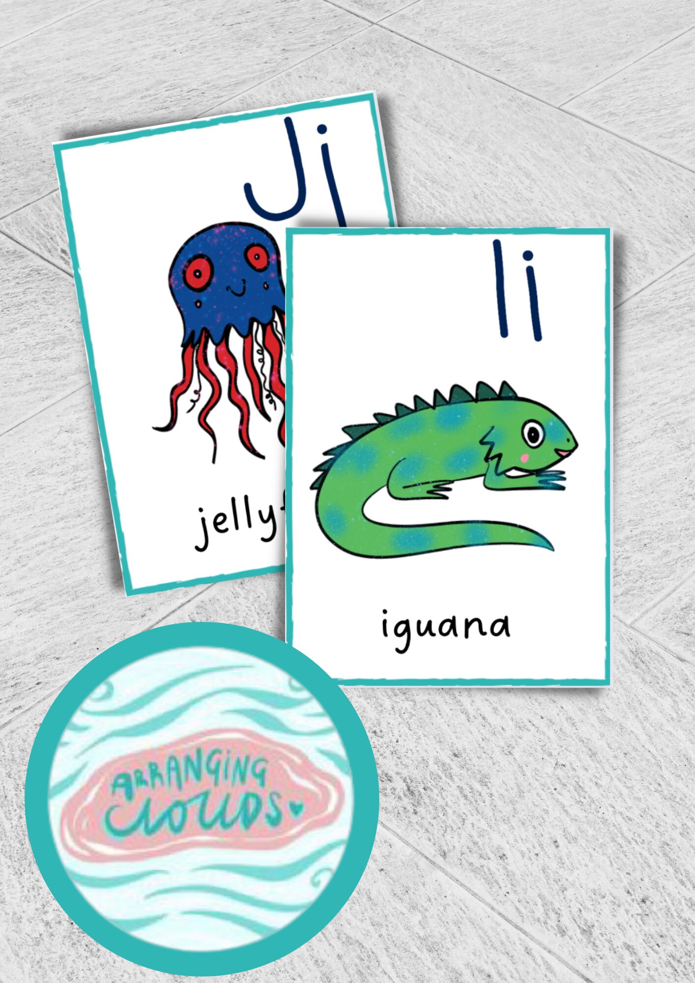 Animal Alphabet Class Poster Digital Product for Classrooms Primary ...