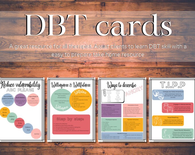 DBT IMPROVE the Moment | Distress Tolerance | Crisis Survival Skill ...
