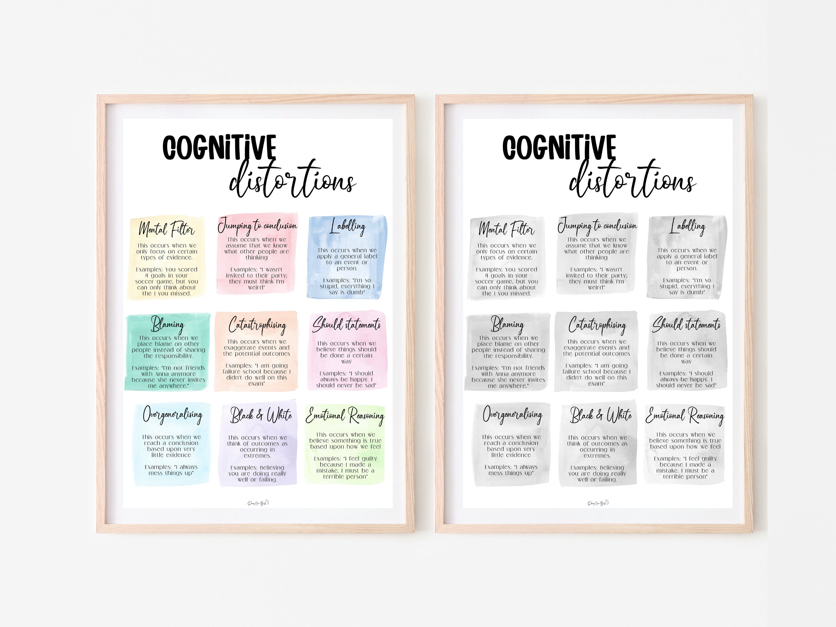 Cognitive Distortions | Mental Health | CBT Therapy | DBT Therapy ...