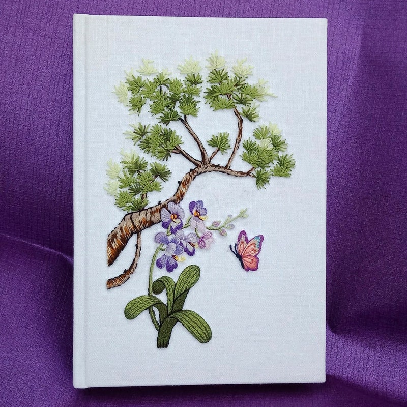 Embroidered Notebook - Etsy