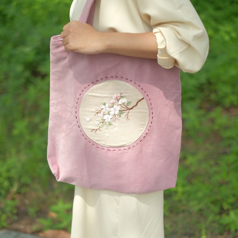 Embroidery Tote Bag - Etsy