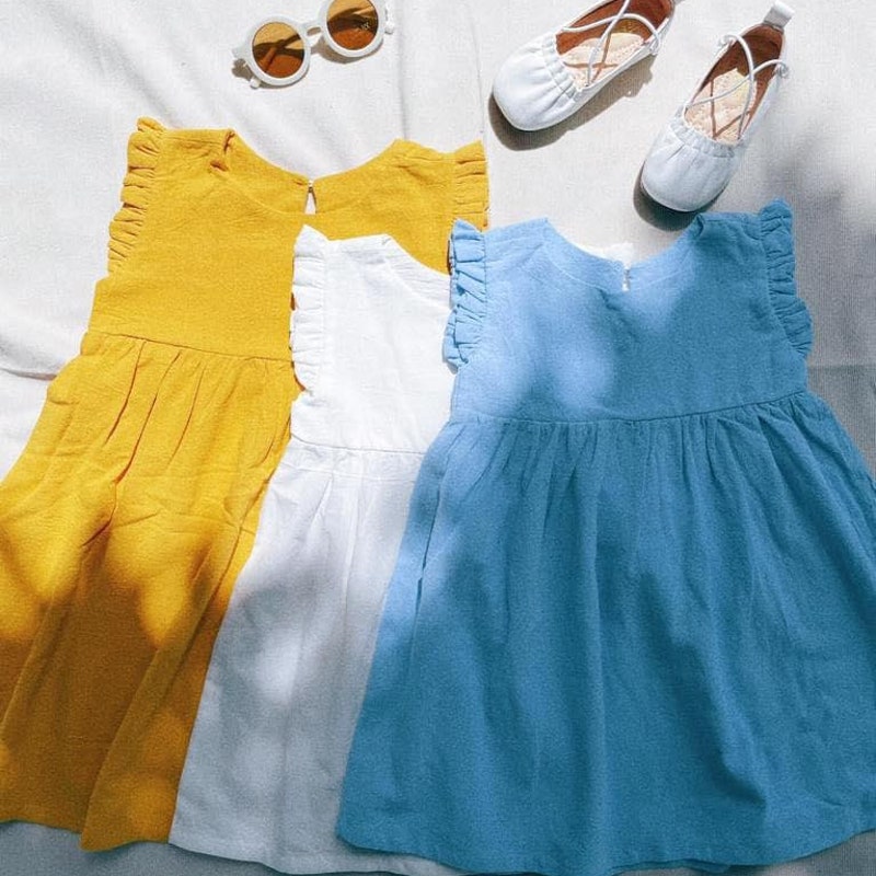 Linen Girl Dress - Etsy