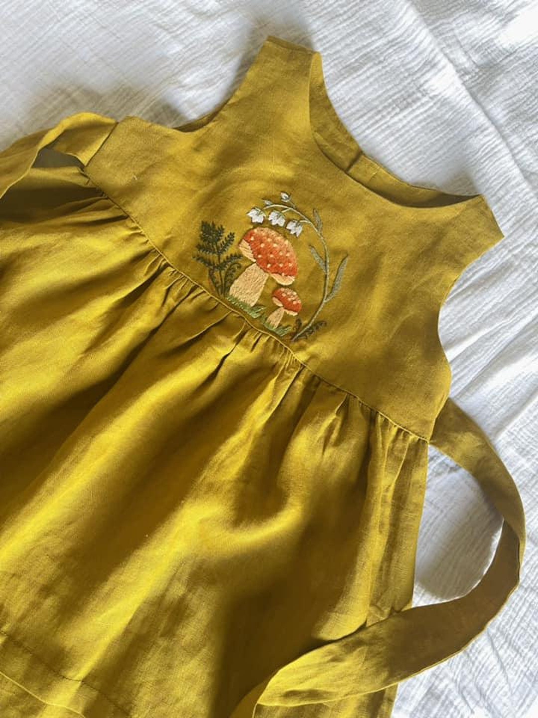 Custom Hand Embroidered Dress for Girls, Smocked Dress Children, Girls ...