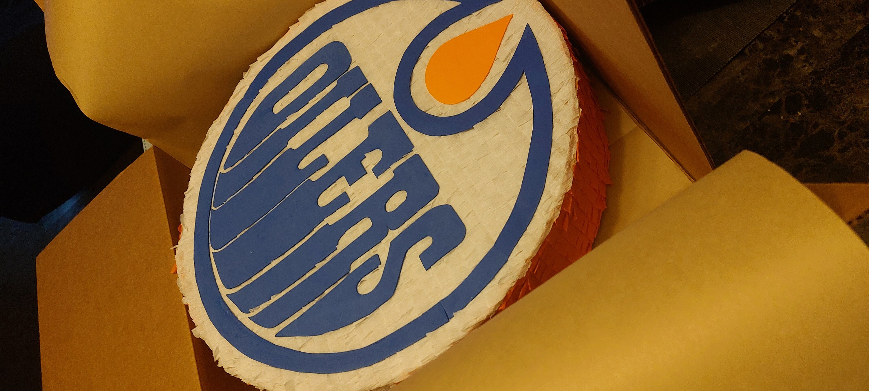 Oilers Pinata, Edmonton Oilers Pinata, Hockey Pinata, Oilers Game ...