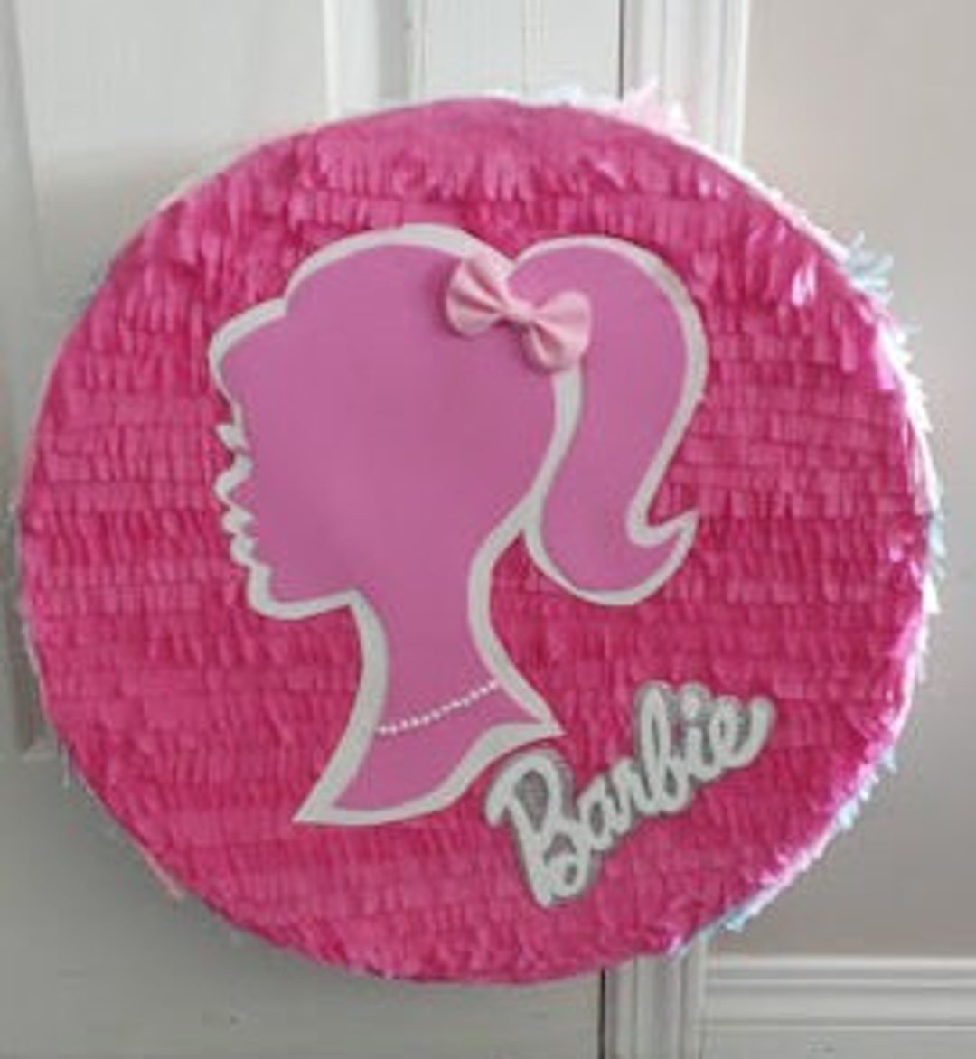 19.5 Round Barbie Pinata, Barbie Party Game, Party Piñata, Barbie ...