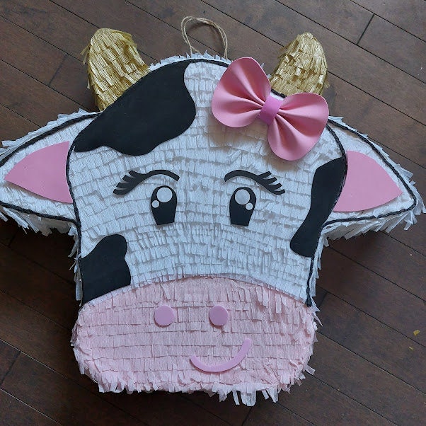 Cow Pinata Cow Party Cow Birthday Farm Birthday Farm - Etsy
