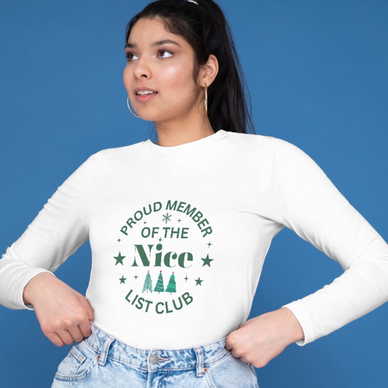 Proud Member of the Nice List Club (PNG Digital Download) - Etsy