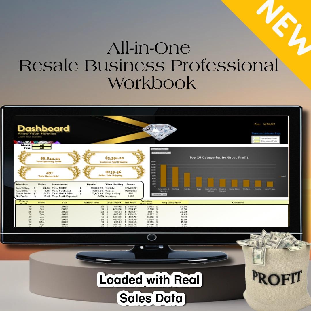 Resale Business Professional Workbook Solution - Simplify & Maximize ...