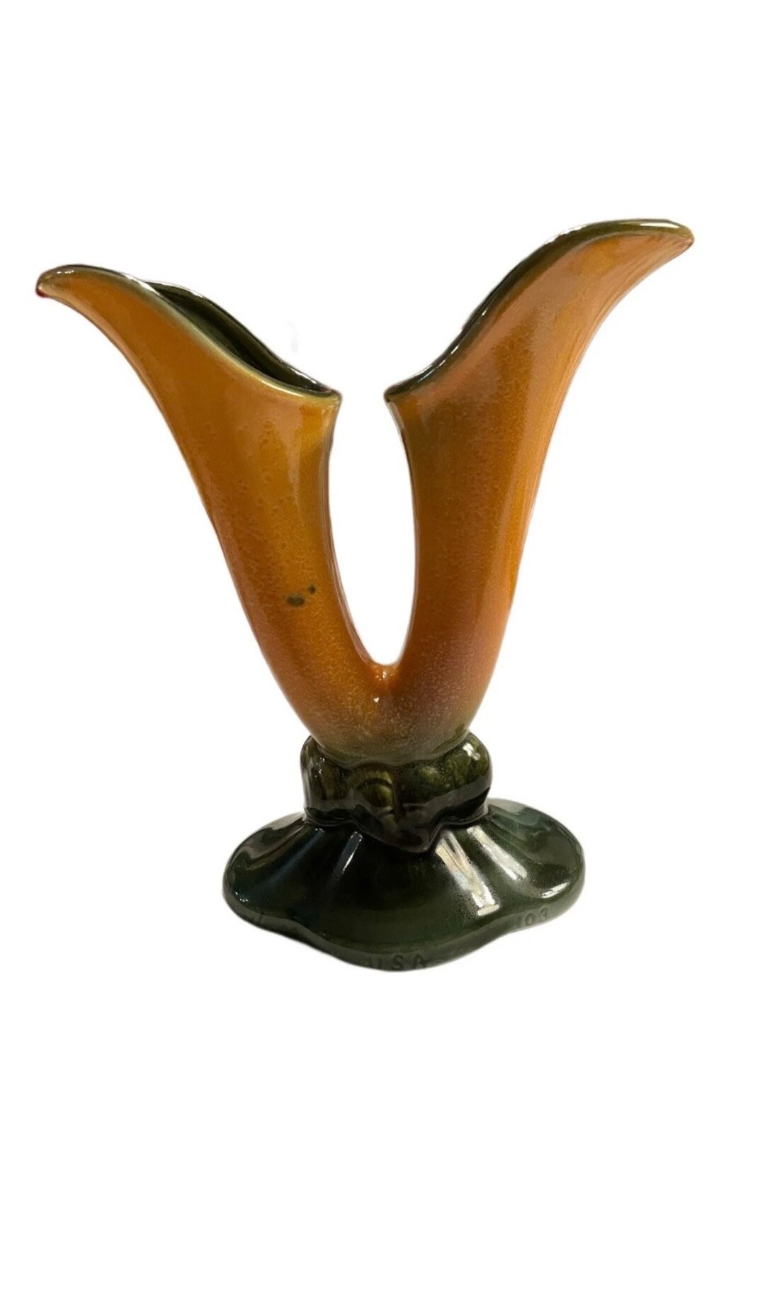Timeless Elegance: Hull Art Double Trumpet Vase - Vintage Treasure for ...