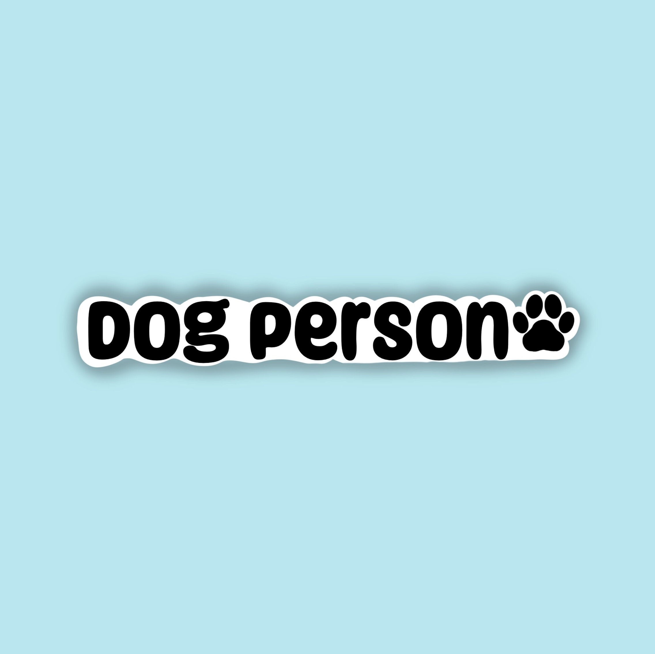 Dog Person Sticker, Dog Sticker, Waterproof Sticker, Die Cut, Vinyl ...