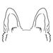Minimal Pet Ear Outline DIGITAL FILE - Etsy