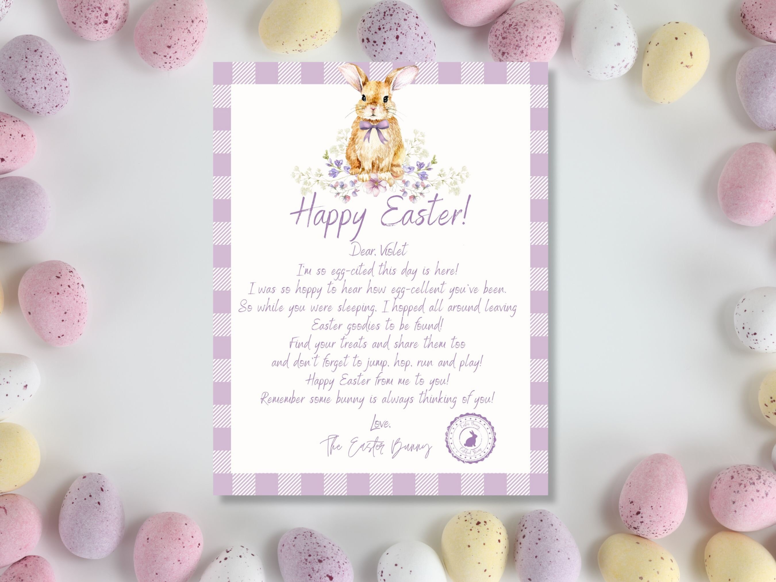 Editable Letter From the Easter Bunny, Kids, Easter Printable, Easter ...