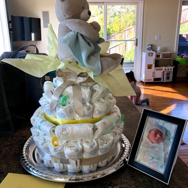 Diaper Cake Gender Neutral - Etsy