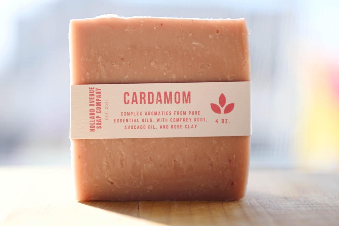 Handcrafted Cardamom Essential Oil Bar Soap - Etsy