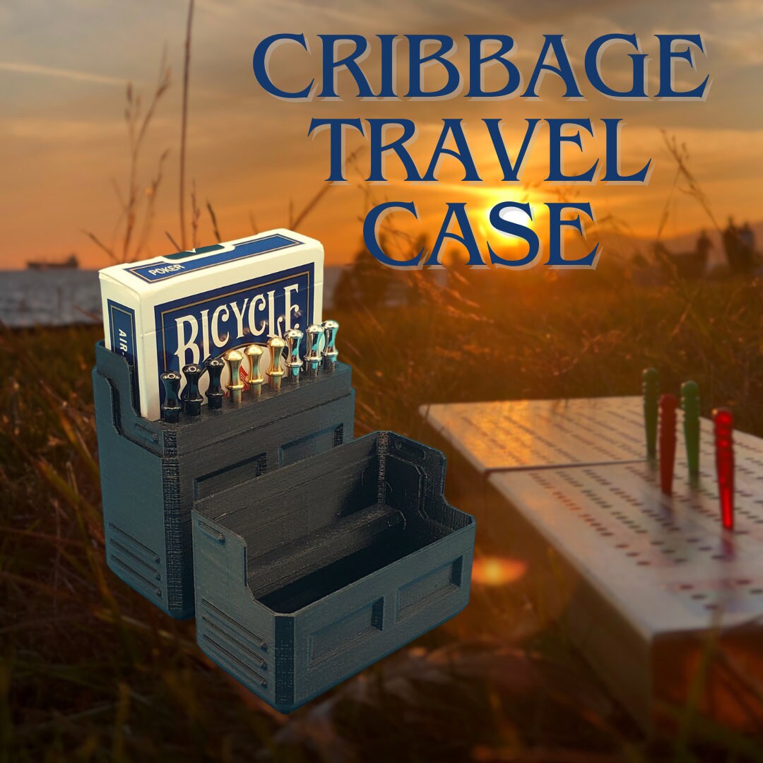 Cribbage Case Package Comes With Cards, Pegs and Case - Etsy